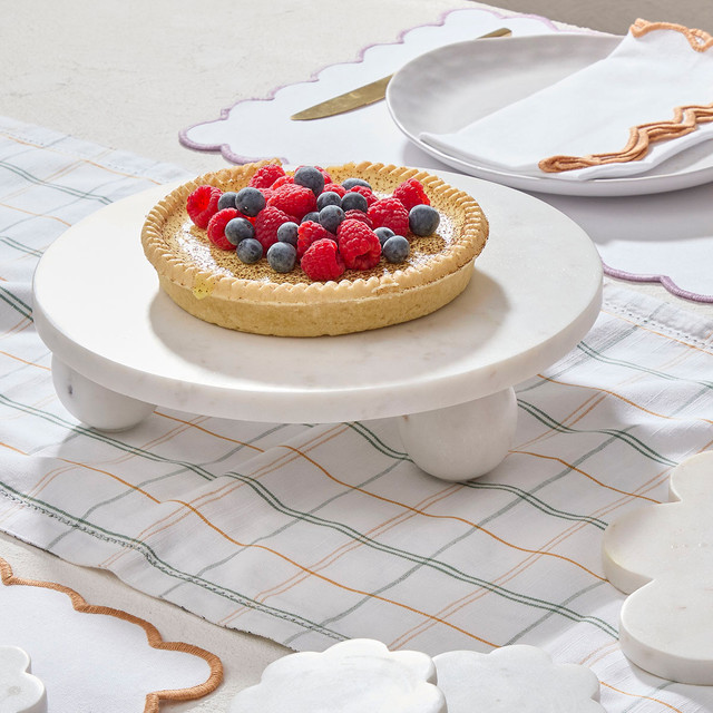 Solando Marble Cake Plate - Pillow Talk